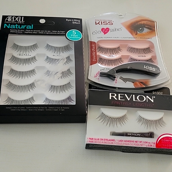 Revlon | Makeup | 3 Sets Of Eyelashes | Poshmark